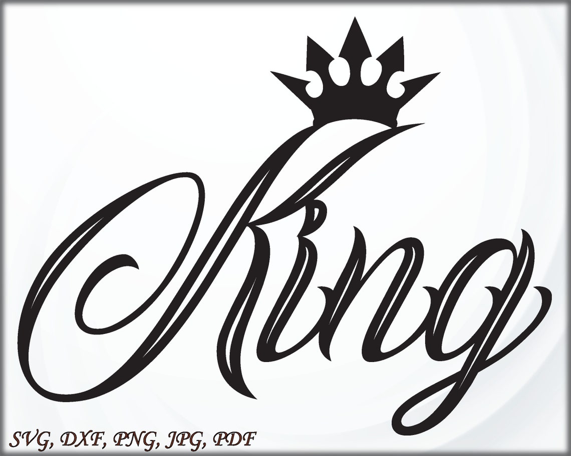 King SVG Cut File Cut Files King SVG Files for Cricut - Etsy