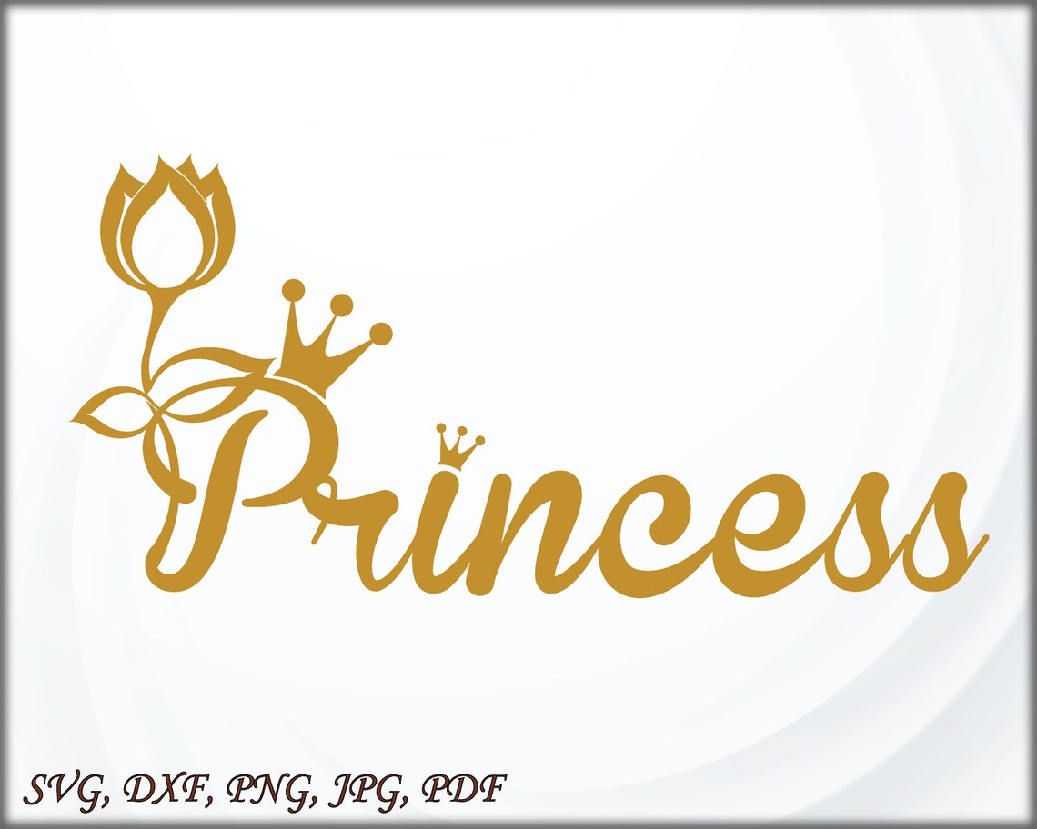 Princess SVG cut file Cut files Princess SVG files for | Etsy