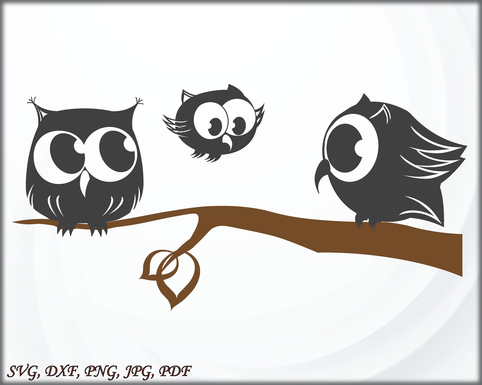 Owls SVG Cut File Cut File Owls Cut Files for Kids SVG - Etsy