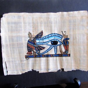 Egyptian Pharaohs Eye Papyrus Hand Painting - Etsy