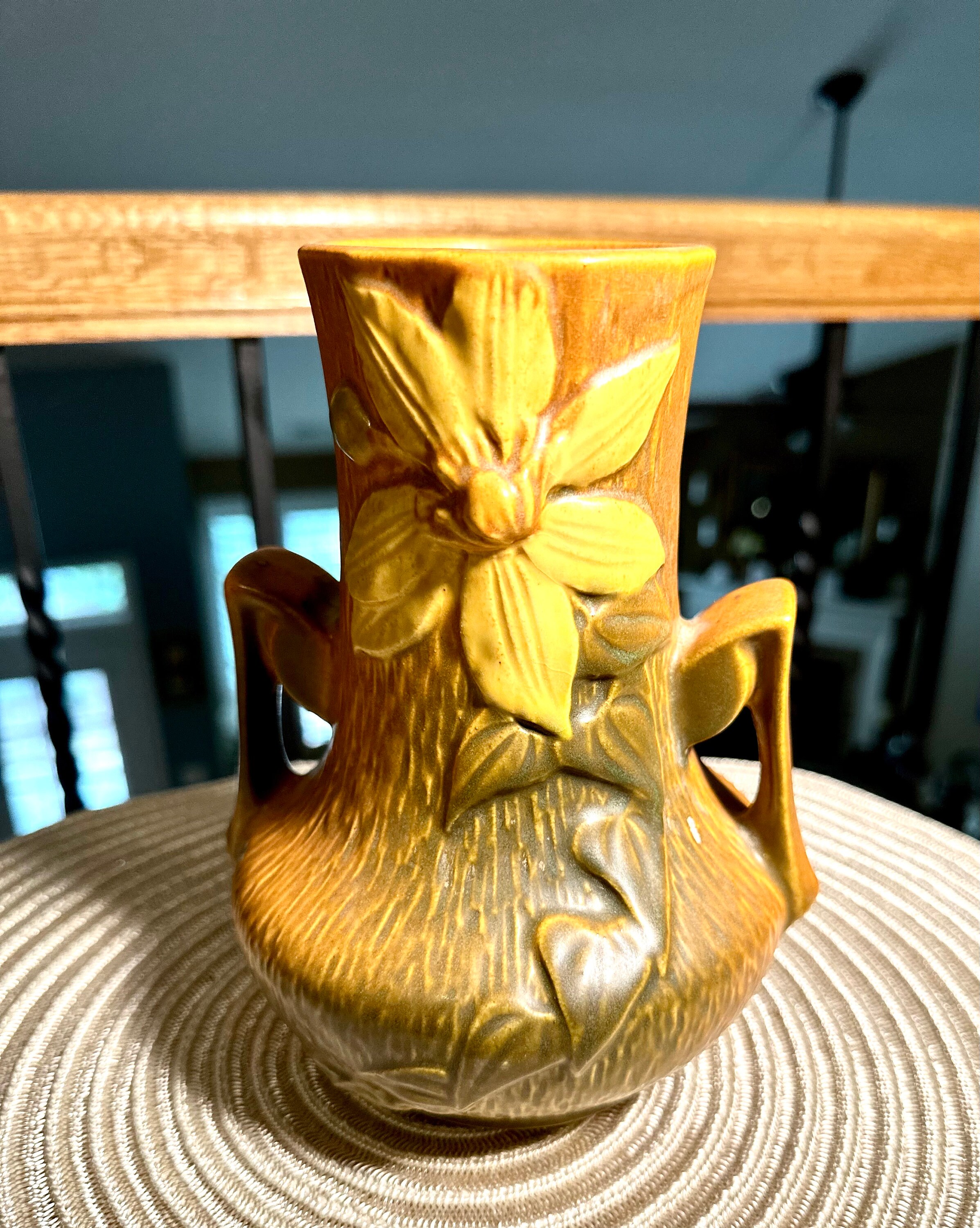 Roseville Pottery Vase - Etsy