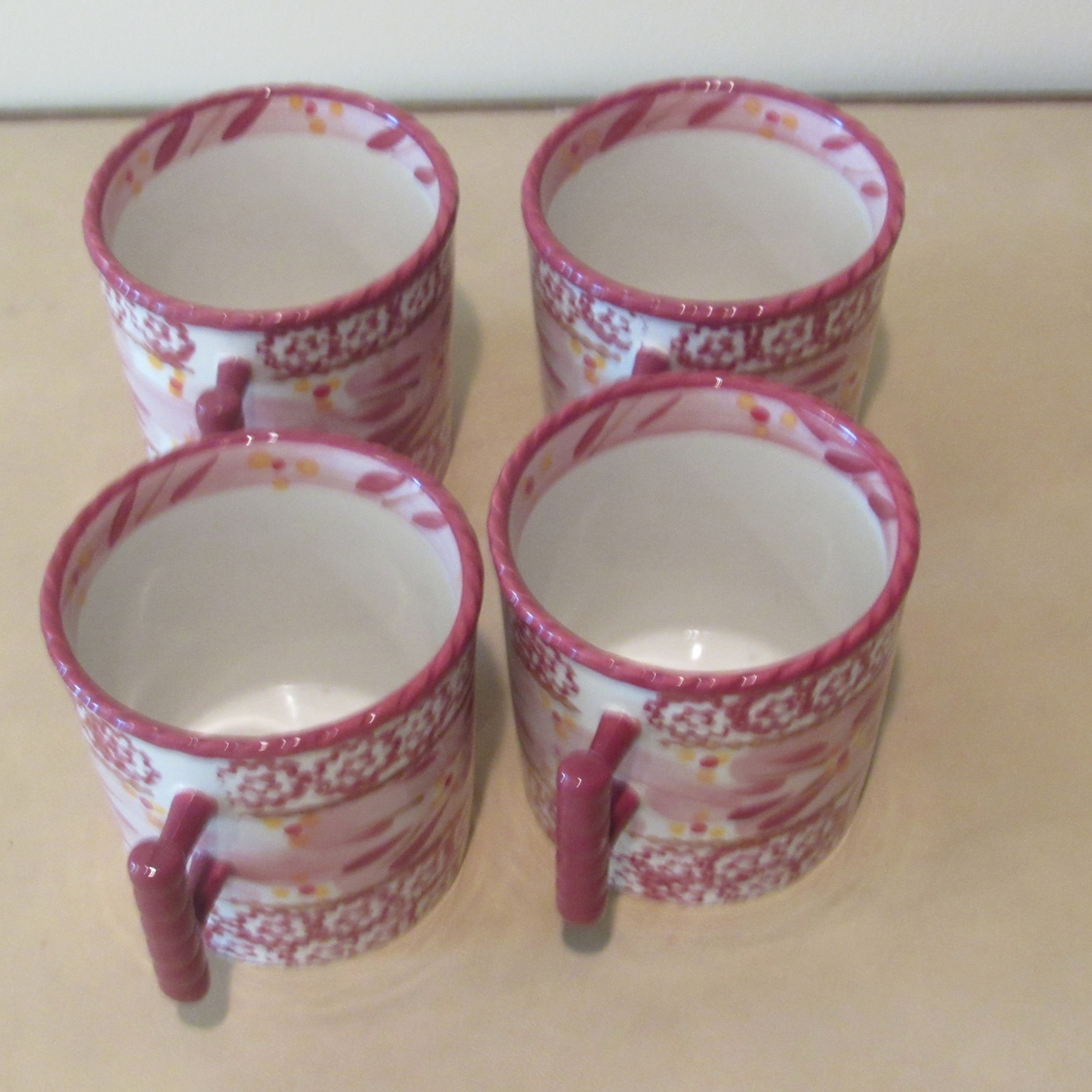 Temptations Tea pot with base and four cups | Etsy