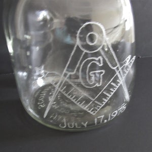 Masonic Symbol John Dewar Liquor Bottle | Etsy