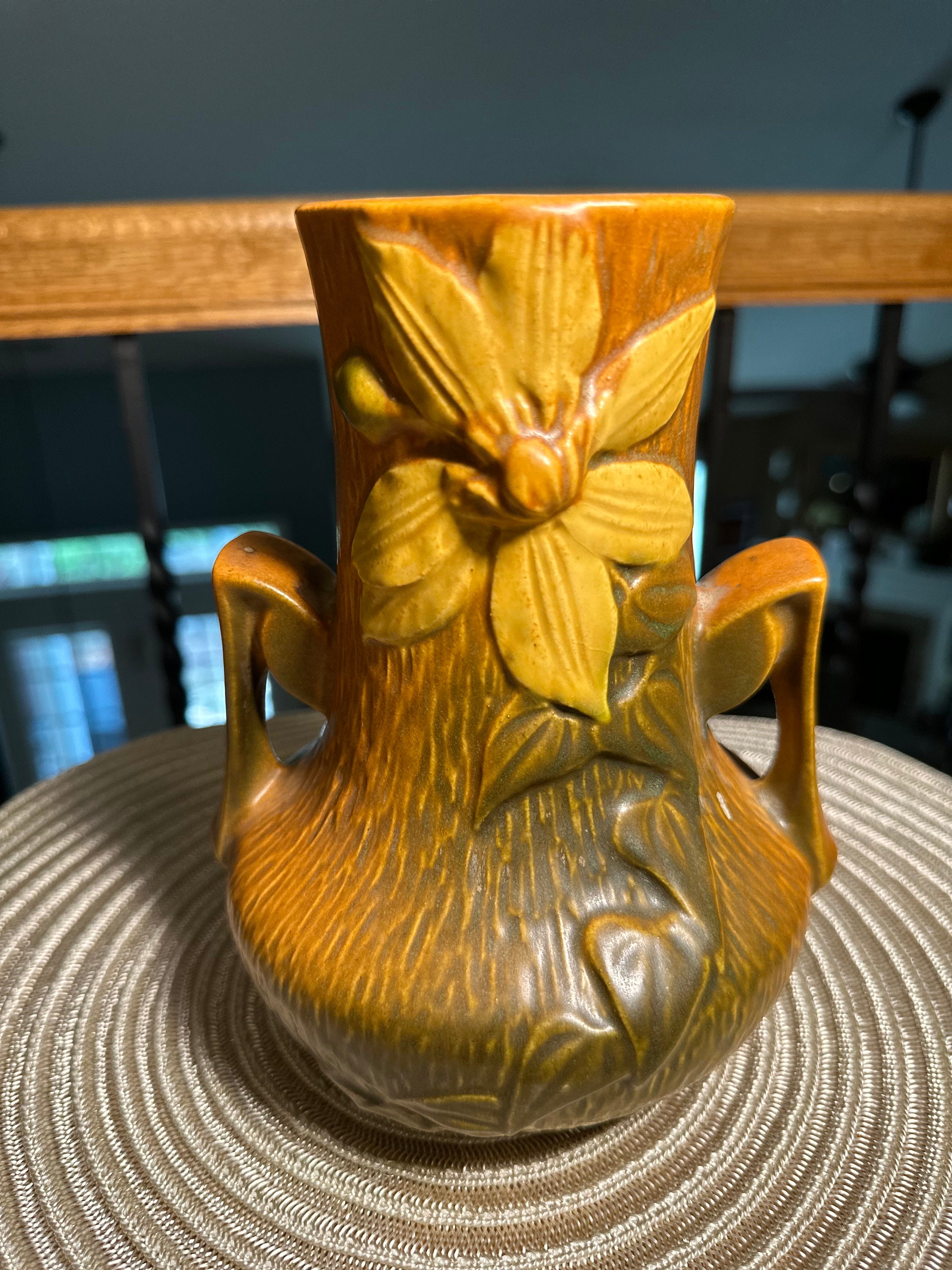 Roseville Pottery Vase - Etsy
