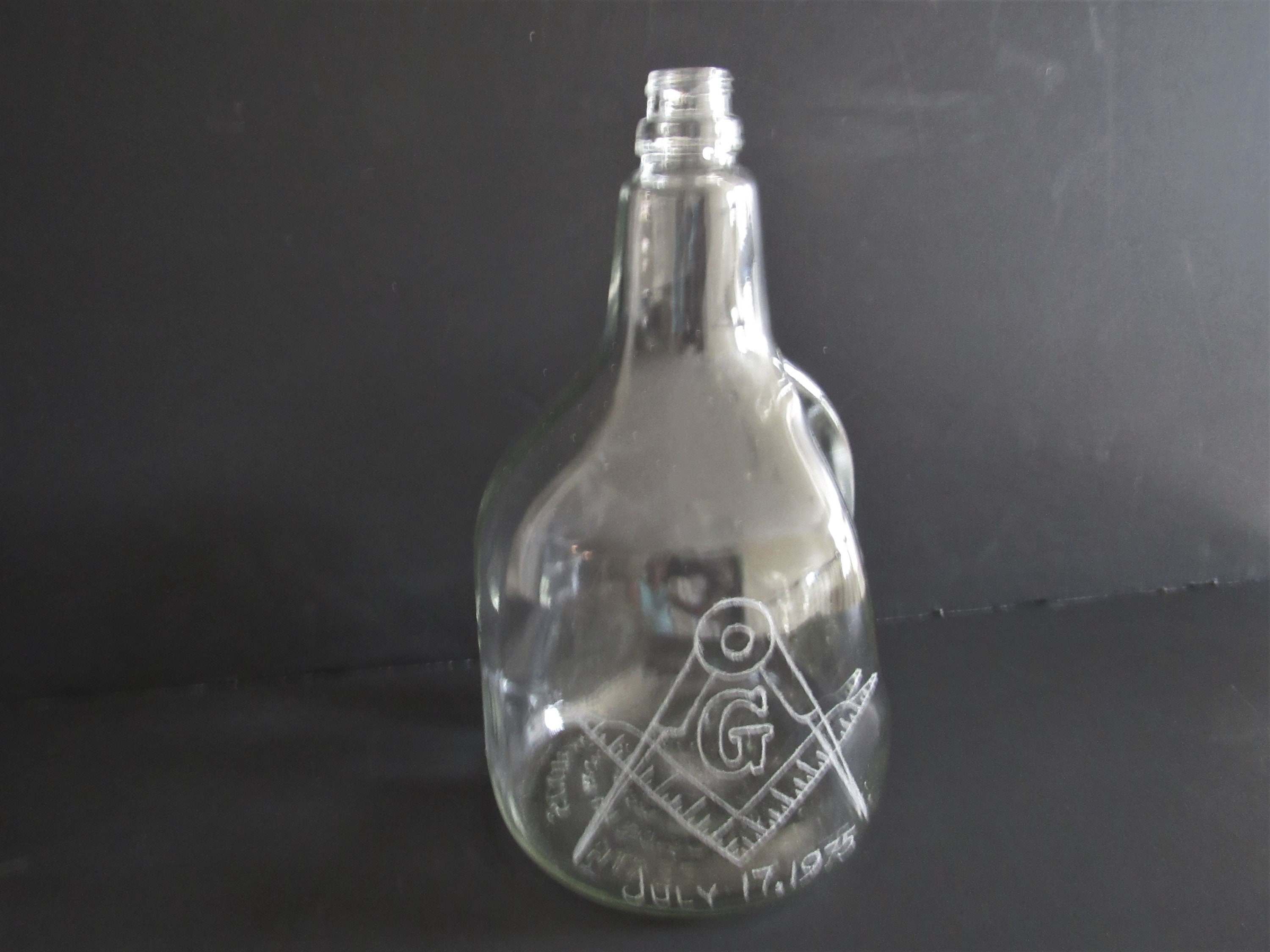 Masonic Symbol John Dewar Liquor Bottle - Etsy