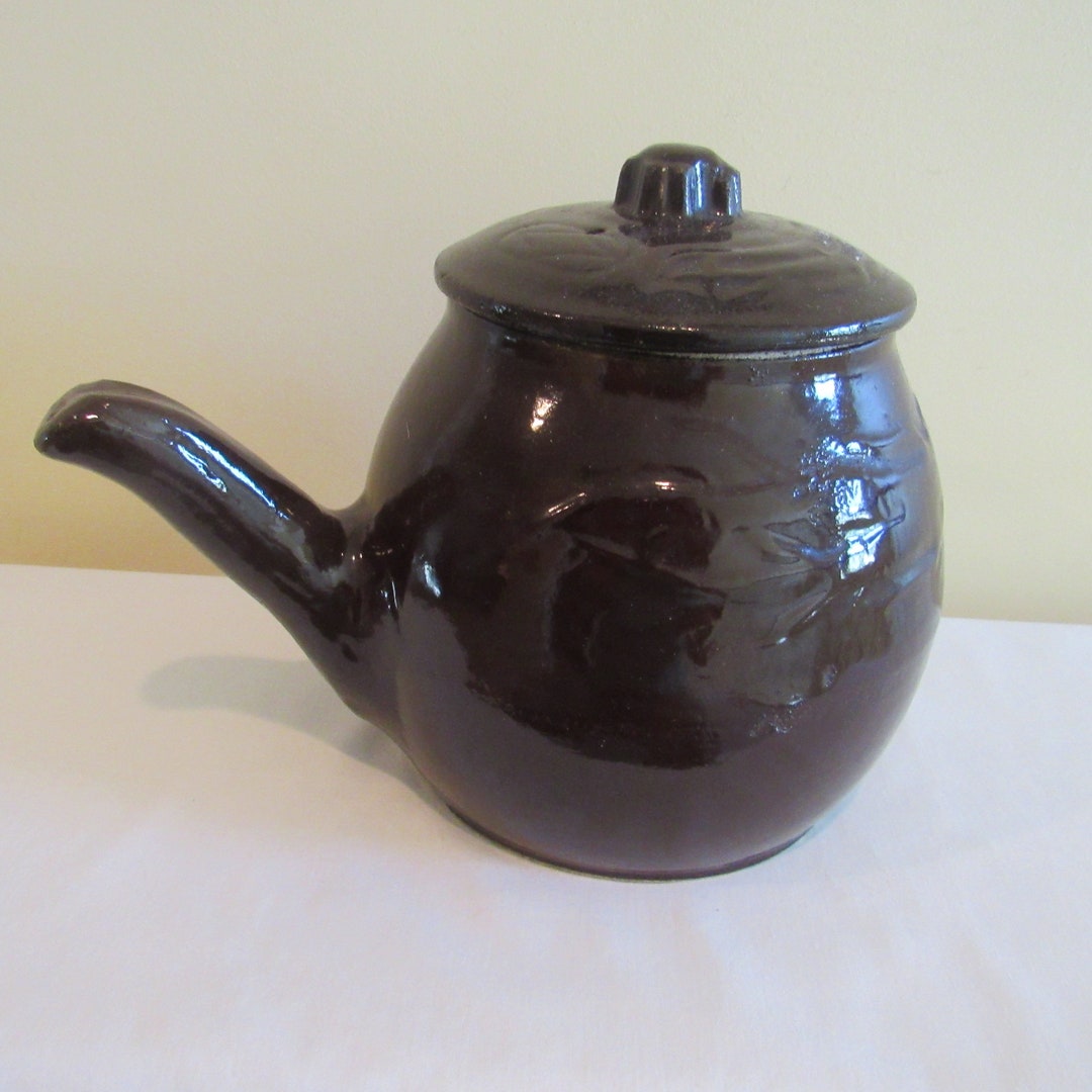 Vintage Covered Bake Bean Pot - Etsy
