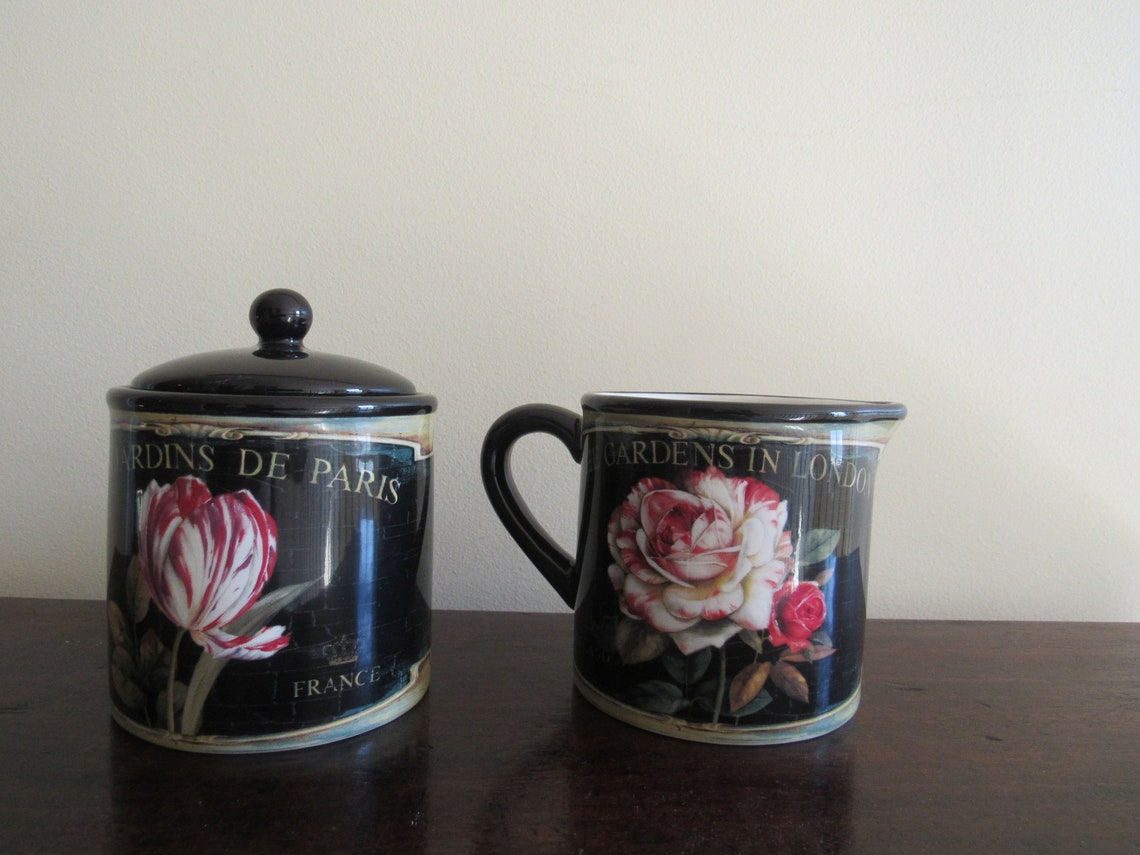 The Garden of London Tea Set | Etsy