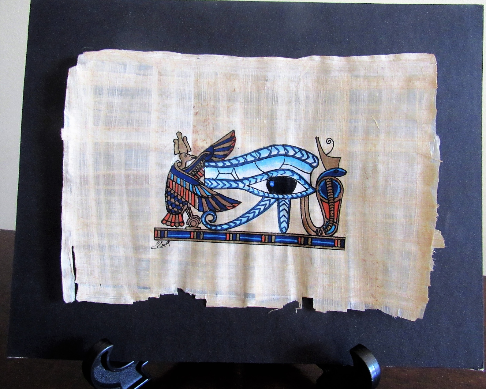 Egyptian Pharaohs Eye Papyrus Hand Painting - Etsy