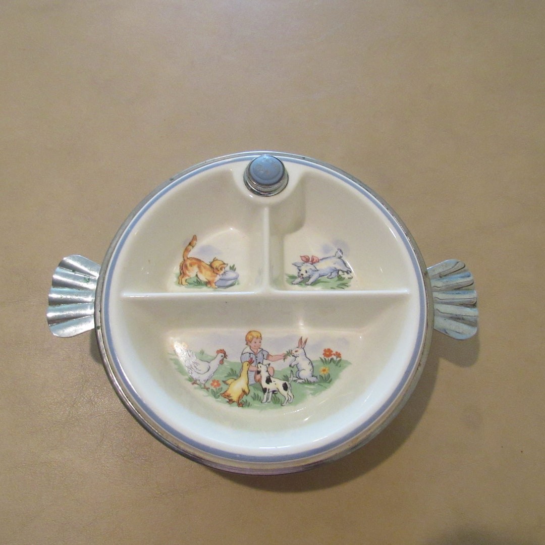 1944 Bartsch Porcelain Bakelite Child Dish - Etsy