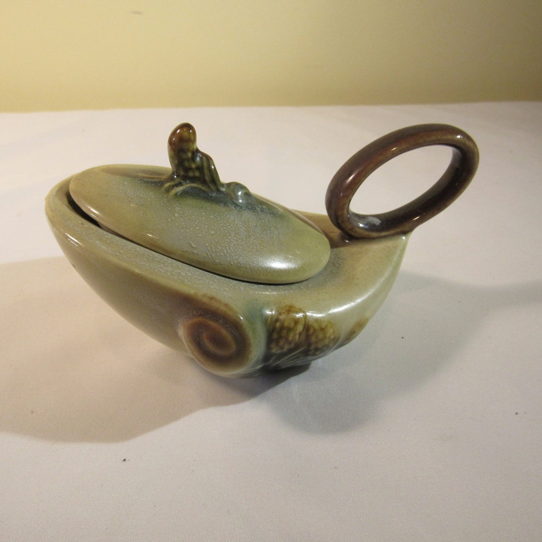 Vintage Hull Pottery Sugar Dish - Etsy