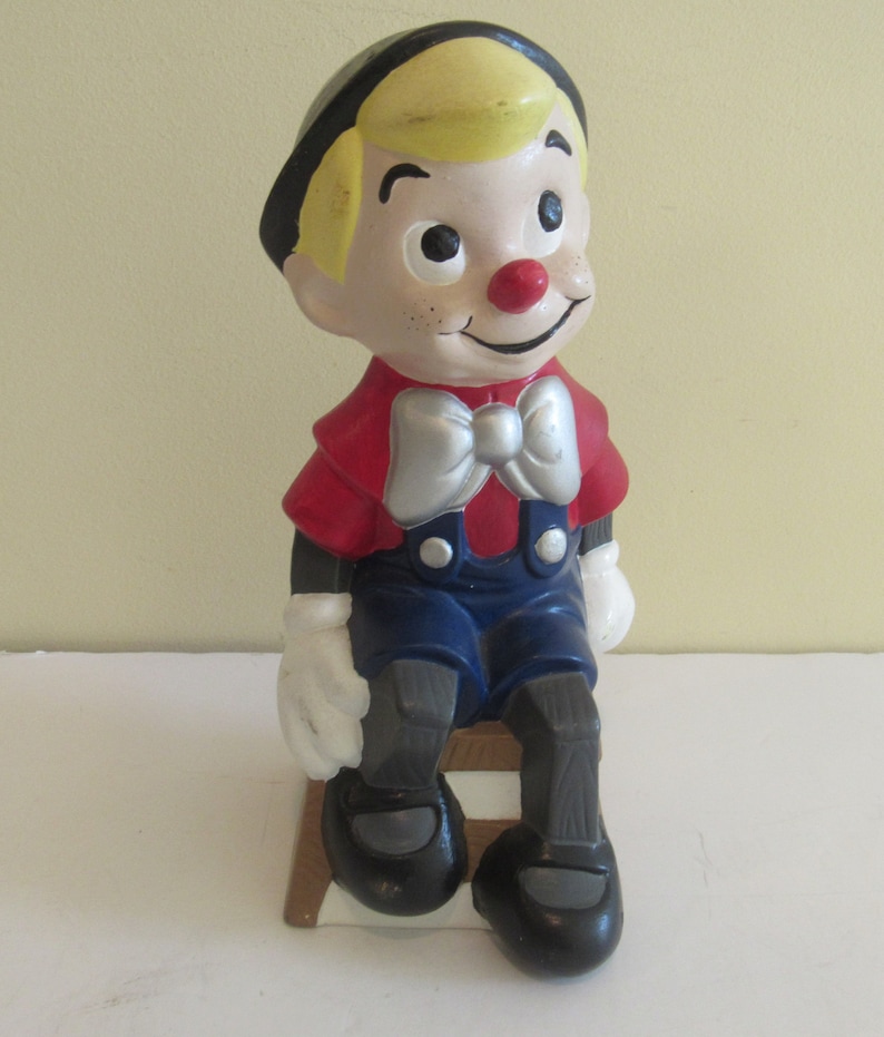 Hand Painted Ceramic Walt Disney Production Pinocchio Figurine - Etsy