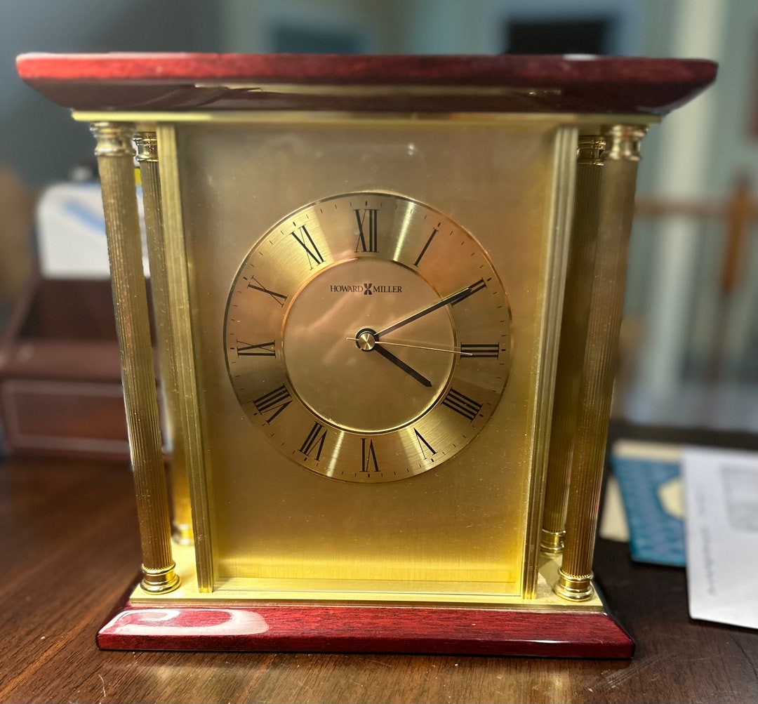 Rosewood Hall Stain Howard Miller Mantle Clock - Etsy