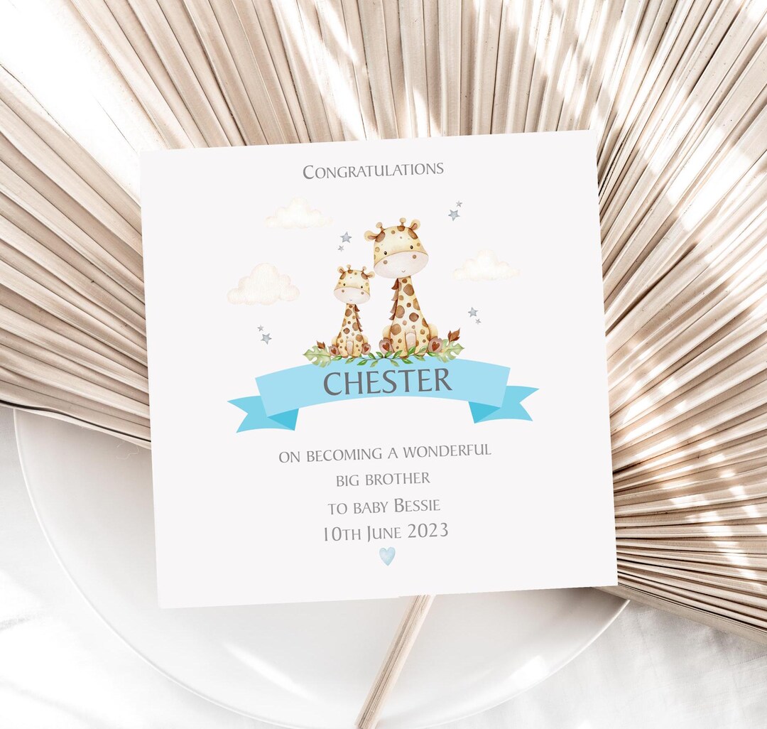 Personalised New Big Brother Card, You're A Big Brother Card ...