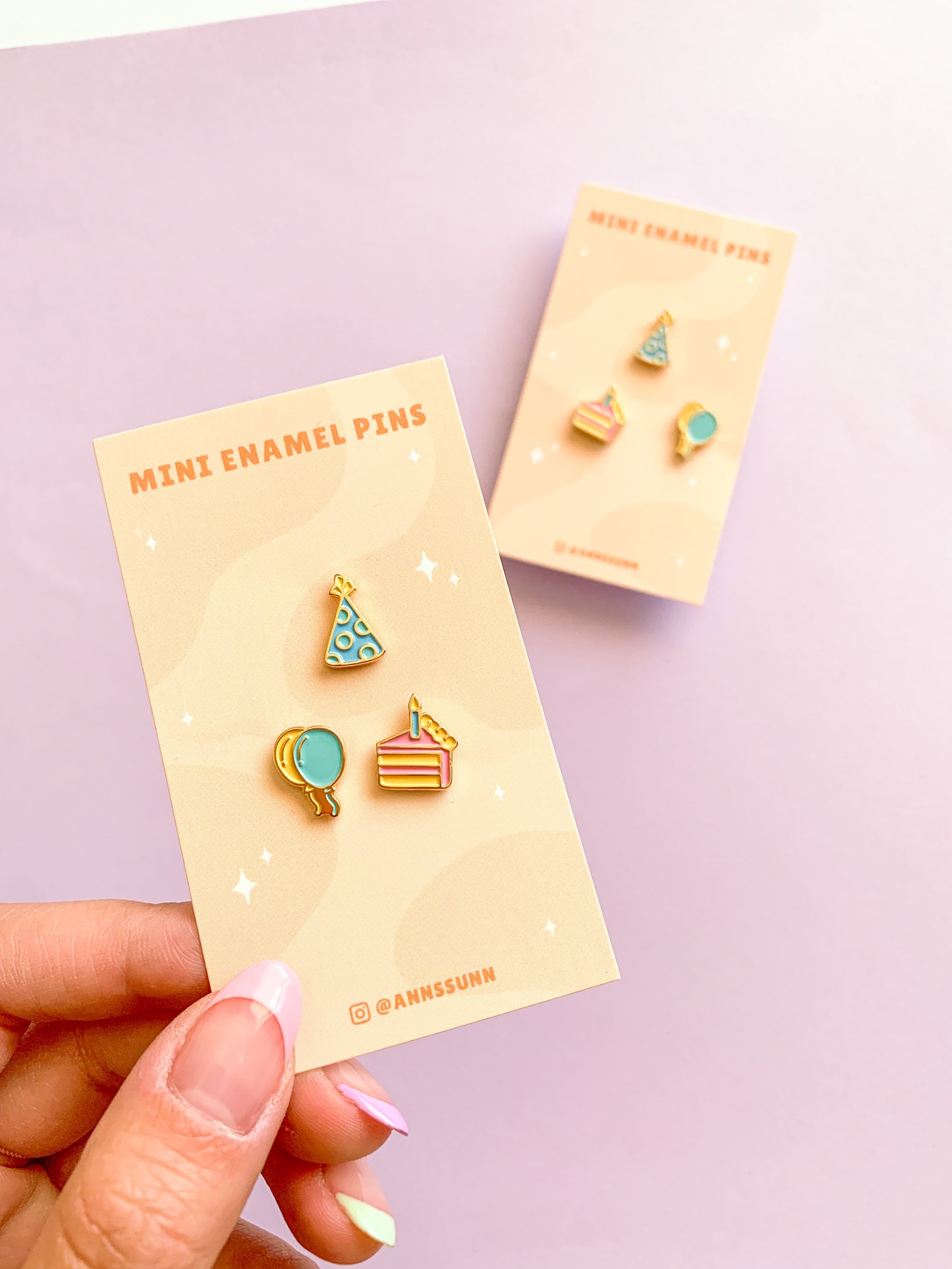 Mini Birthday Pin Set - Etsy