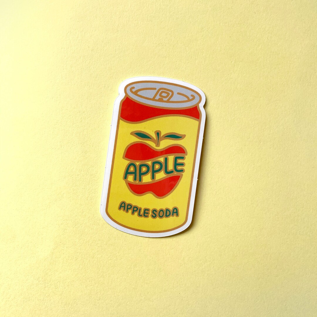 Apple Soda Sticker | by Annsun - Etsy