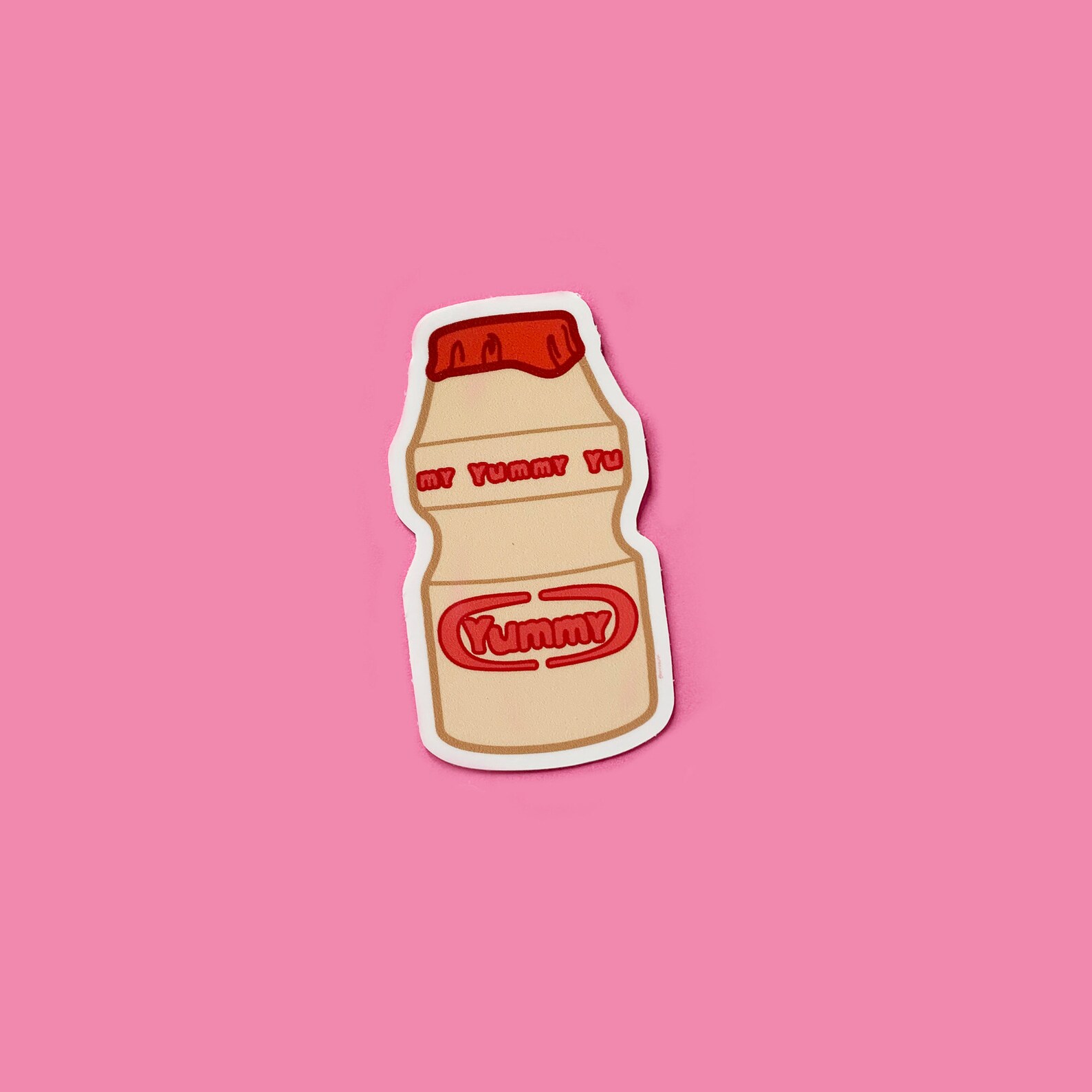 Yummy Yogurt Sticker - Etsy