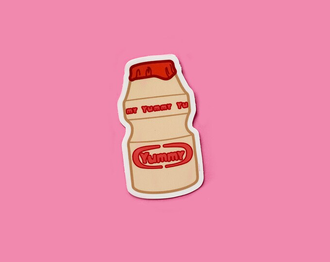 Yummy Yogurt Sticker - Etsy