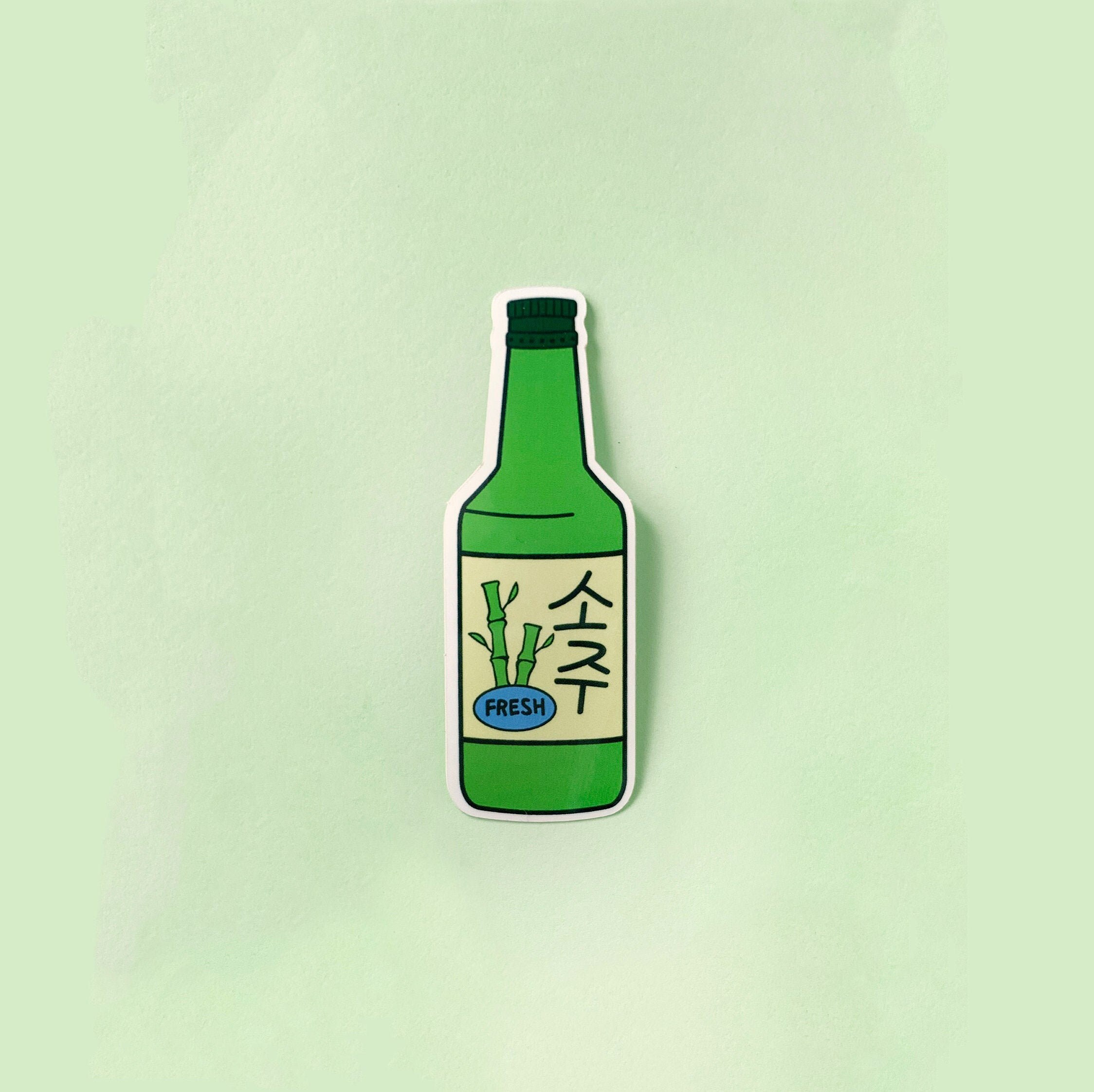 Korean Soju Sticker | Etsy