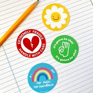 Positive Vibes Sticker Set by Ann Sun - Etsy