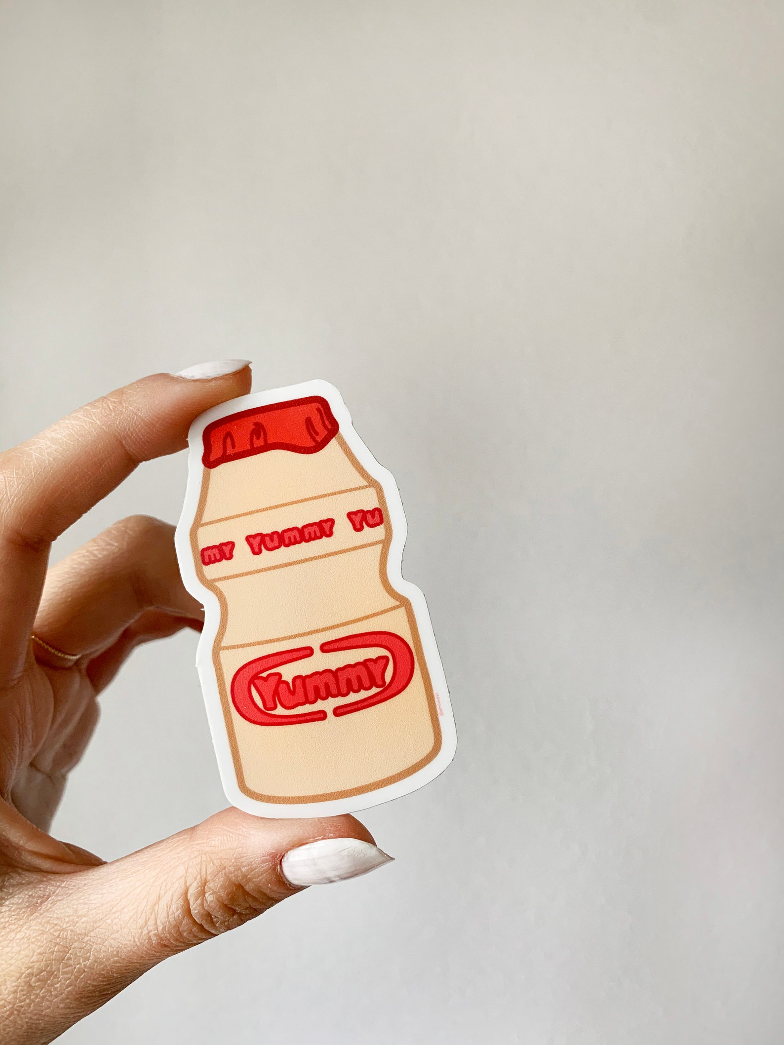 Yummy Yogurt Sticker - Etsy