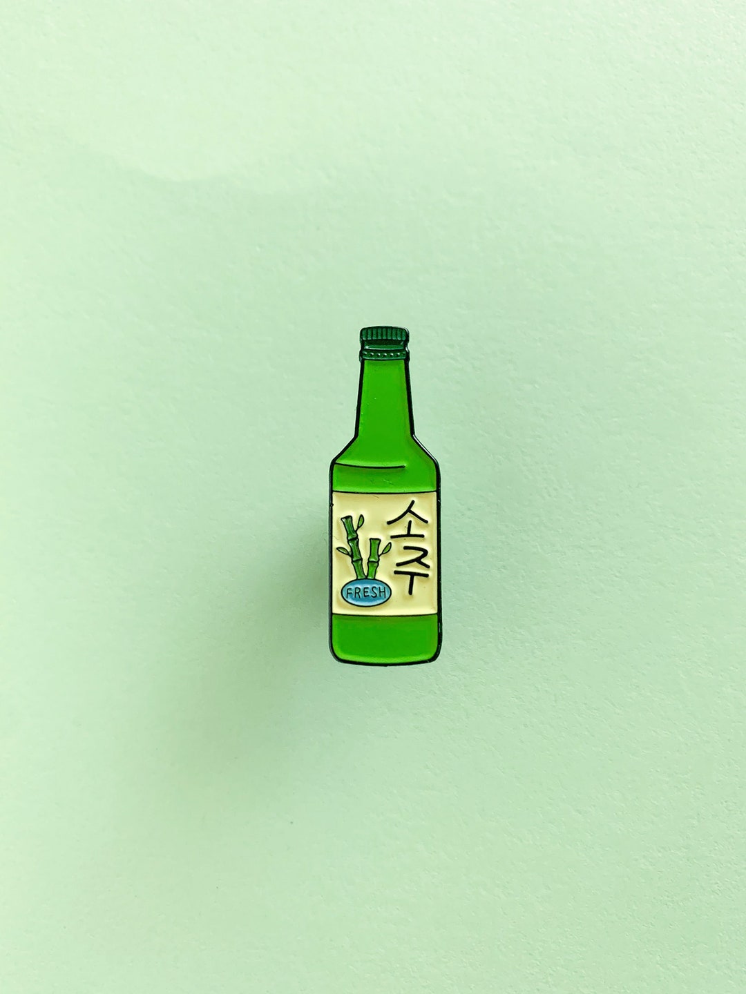 Korean Soju Enamel Pin - Etsy