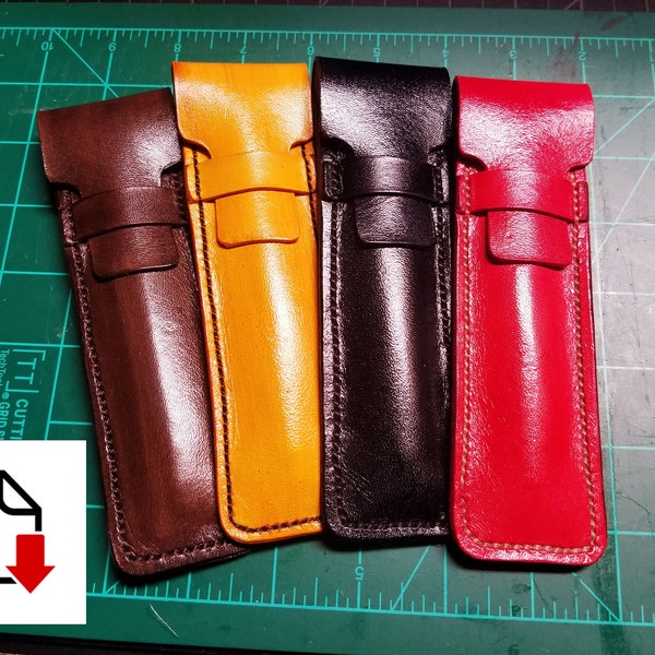 Leather Pen Case Pattern - Etsy