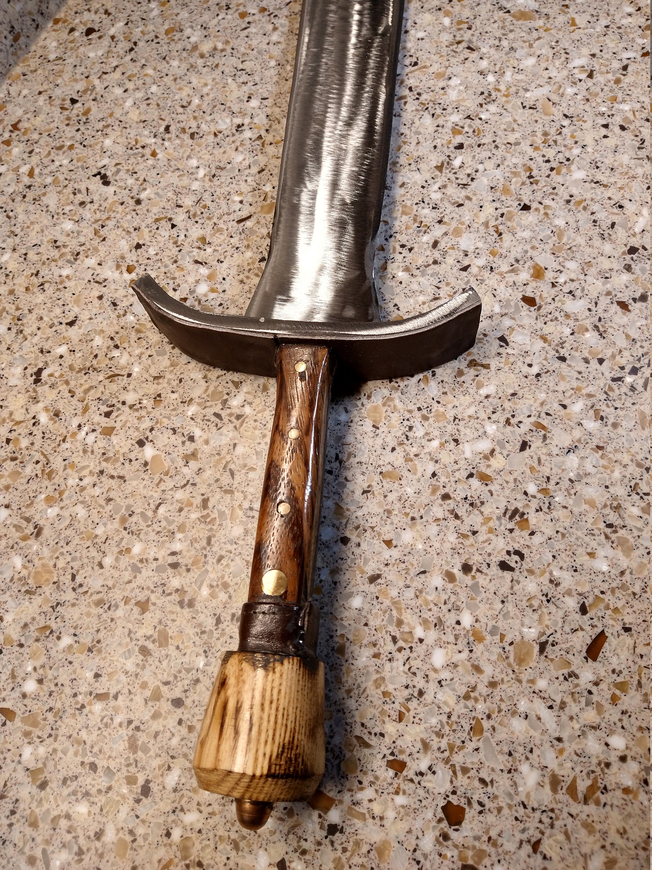 Barbarian Sword 5160 Forged Zebrawood Handle - Etsy