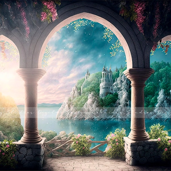 Castle Backdrop - Etsy