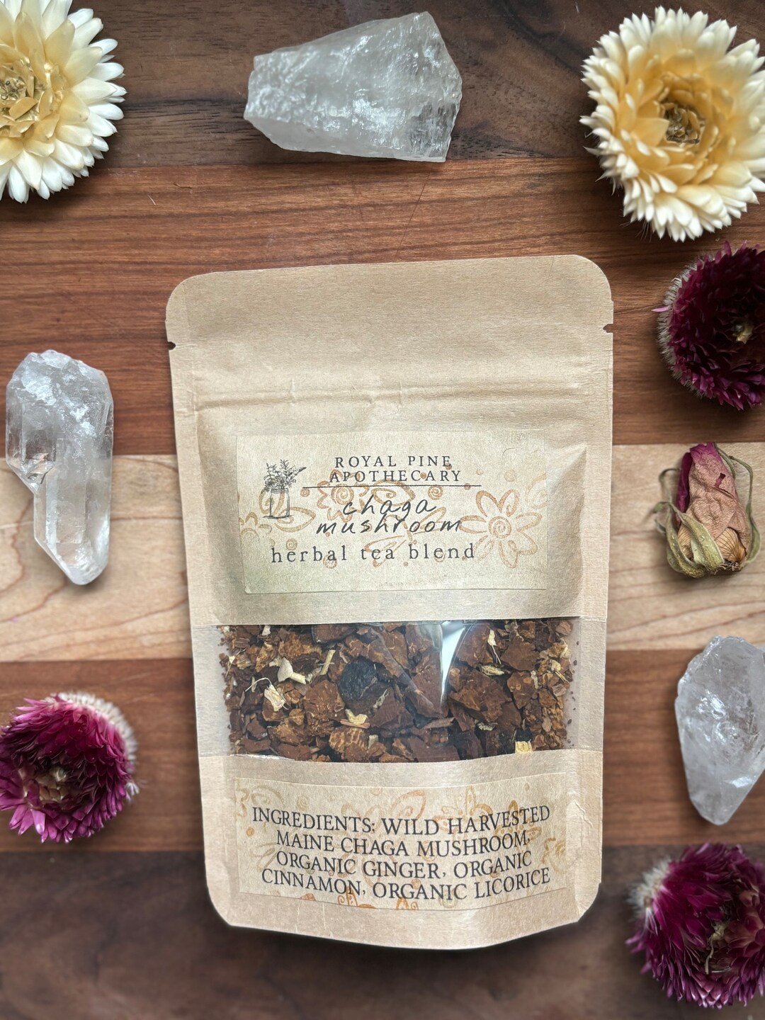 Maine Chaga Mushroom Tea Blend - Etsy