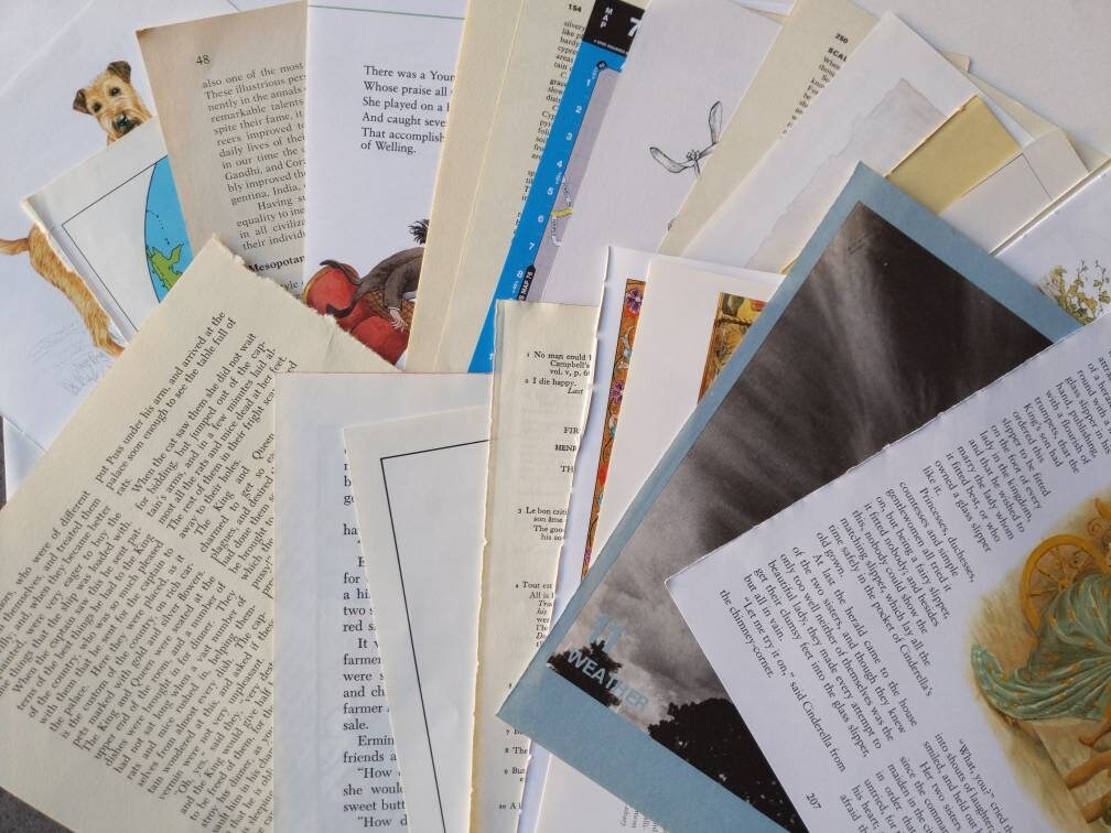 100 Sheets Of Book Pages Upcycled Paper From Various Books Etsy Australia 100-sheets-of-book-pages-upcycled-paper-from-various-books-etsy-australia