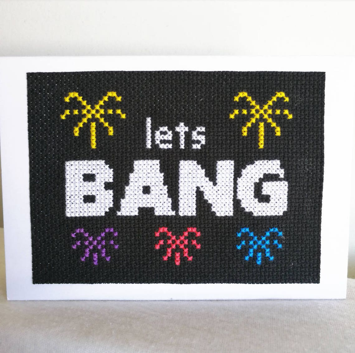 Lets Bang Fireworks Cross Stitch Pattern Instant PDF - Etsy Australia