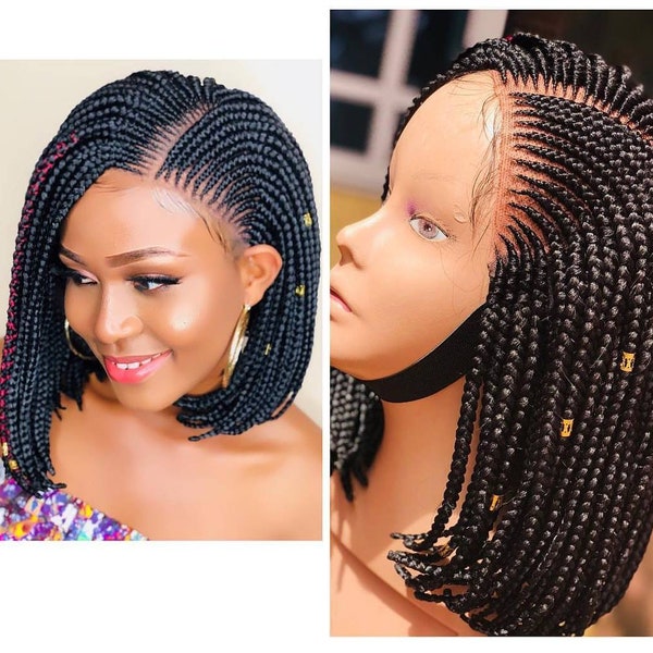 Cornrow Wig Short - Etsy