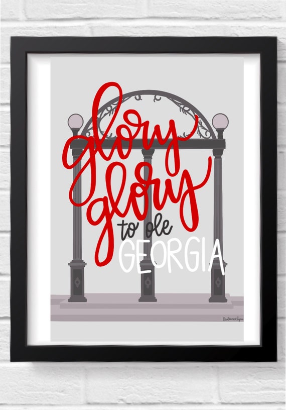 UGA Arch Print | Etsy