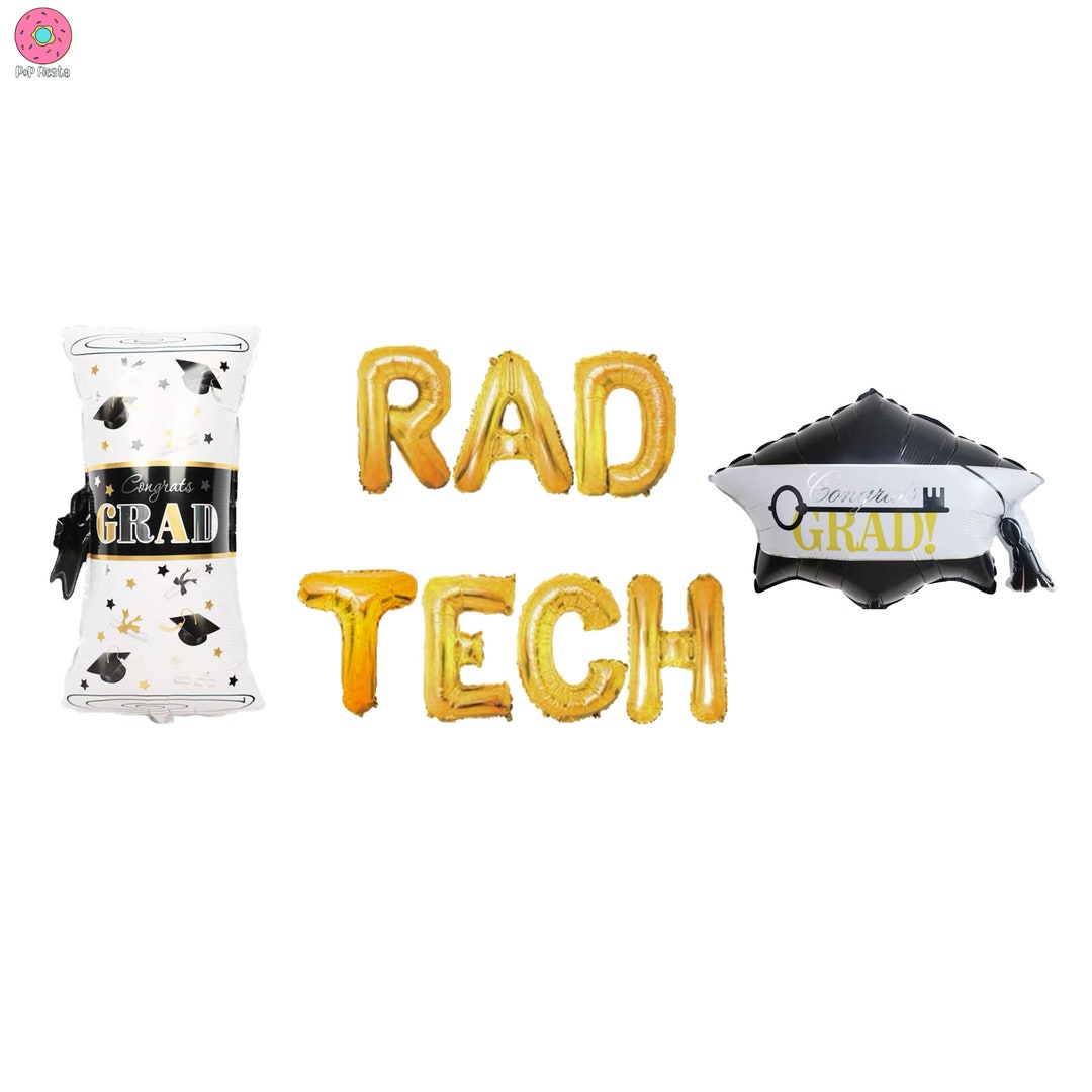 Rad Tech Graduation Banner 16 Inches tech Graduation Party Class of ...