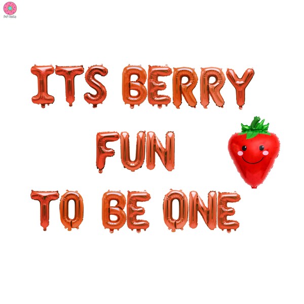 Its Berry Fun to Be One Banner - Etsy