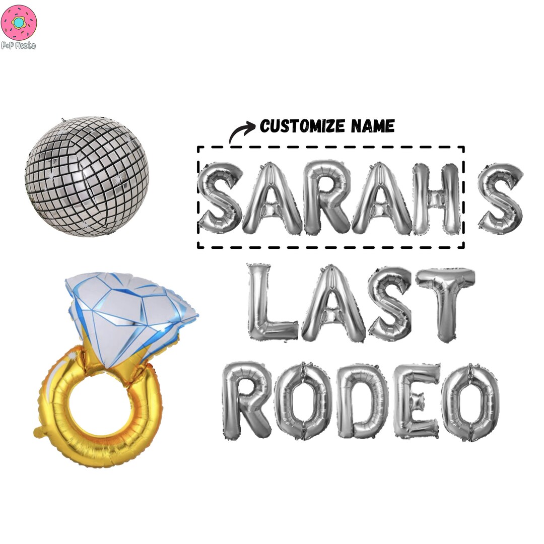 Last Rodeo Custom Banner 16 Inches Howdy Cowgirl Cowboy Western Theme ...
