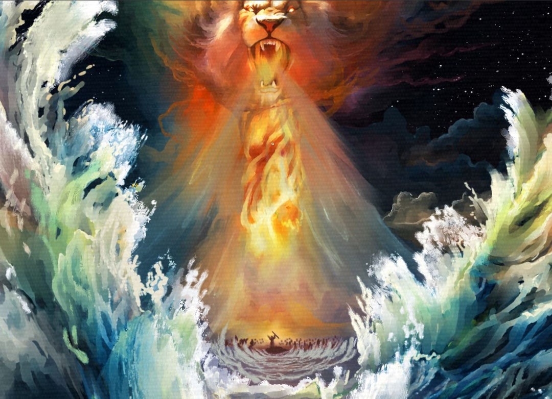 NEW the Parting of the Red Sea - Fine Art Matte Archival PRINT Exodus ...