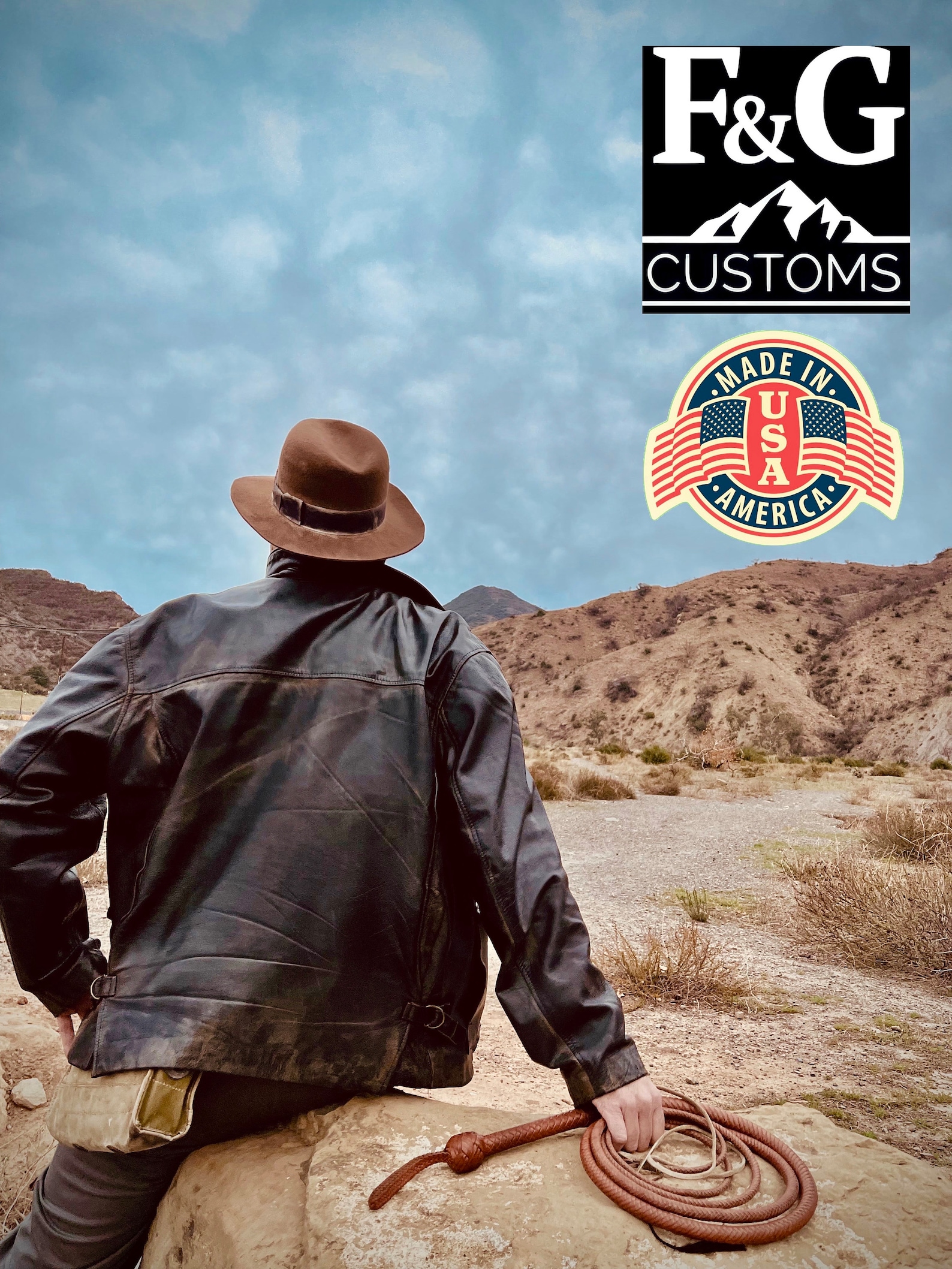 INDIANA JONES F&G CUSTOMS Fedora Bespoke Wool Fur Felt Hat Weathered ...