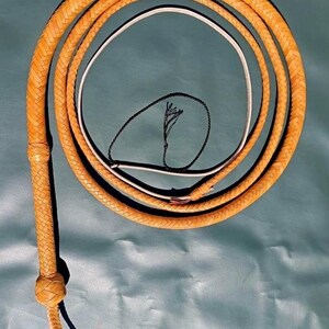 INDIANA JONES - F&G CUSTOMS Cosplay Leather Bullwhip Weathered and ...