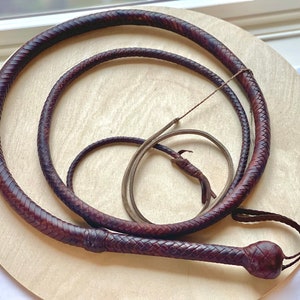 INDIANA JONES - F&G CUSTOMS Cosplay Leather Bullwhip Weathered and ...