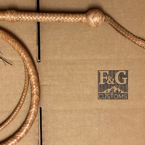 INDIANA JONES - F&G CUSTOMS Cosplay Leather Bullwhip Weathered and ...