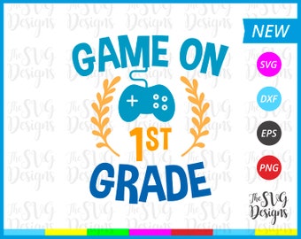 1st grade svg | Etsy