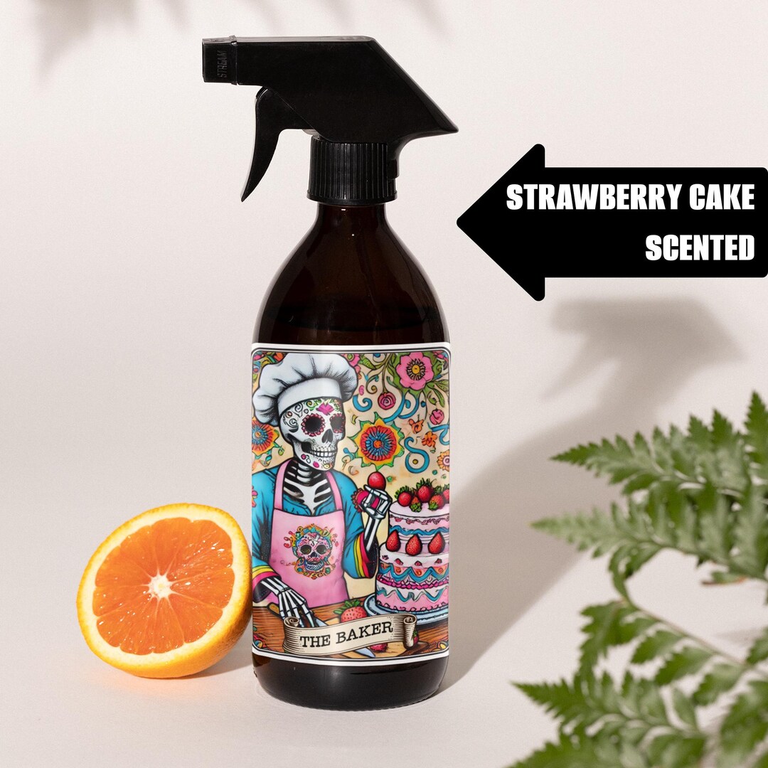 STRAWBERRY CAKE SCENTED Room Spray Funny Tarot Card Room Spray the ...