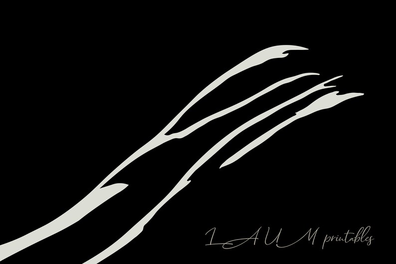 Woman's Back Silhouette, Abstract Printable Art - Etsy