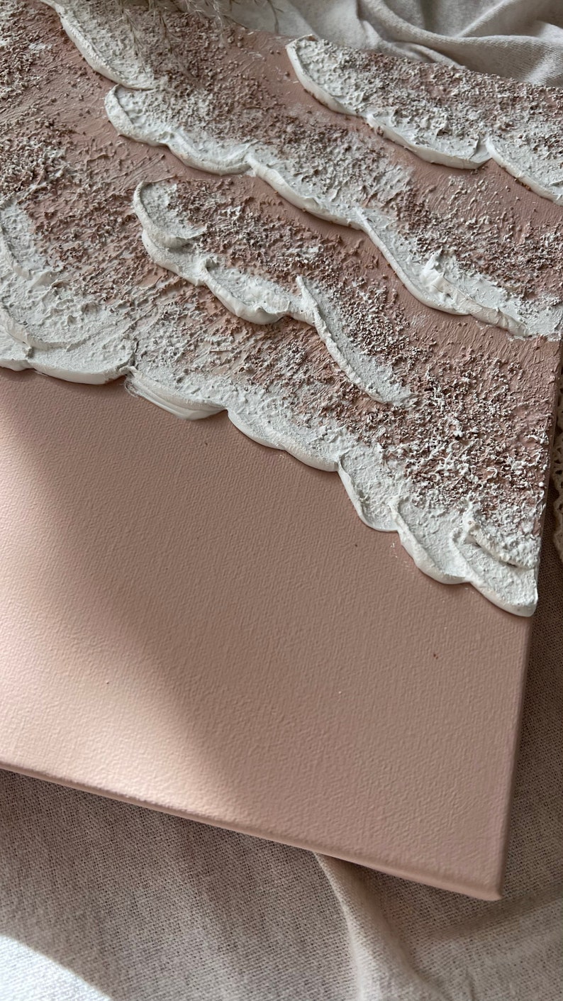 3D Textured Ocean Wave Wall Decor Painting on Canvas - Etsy