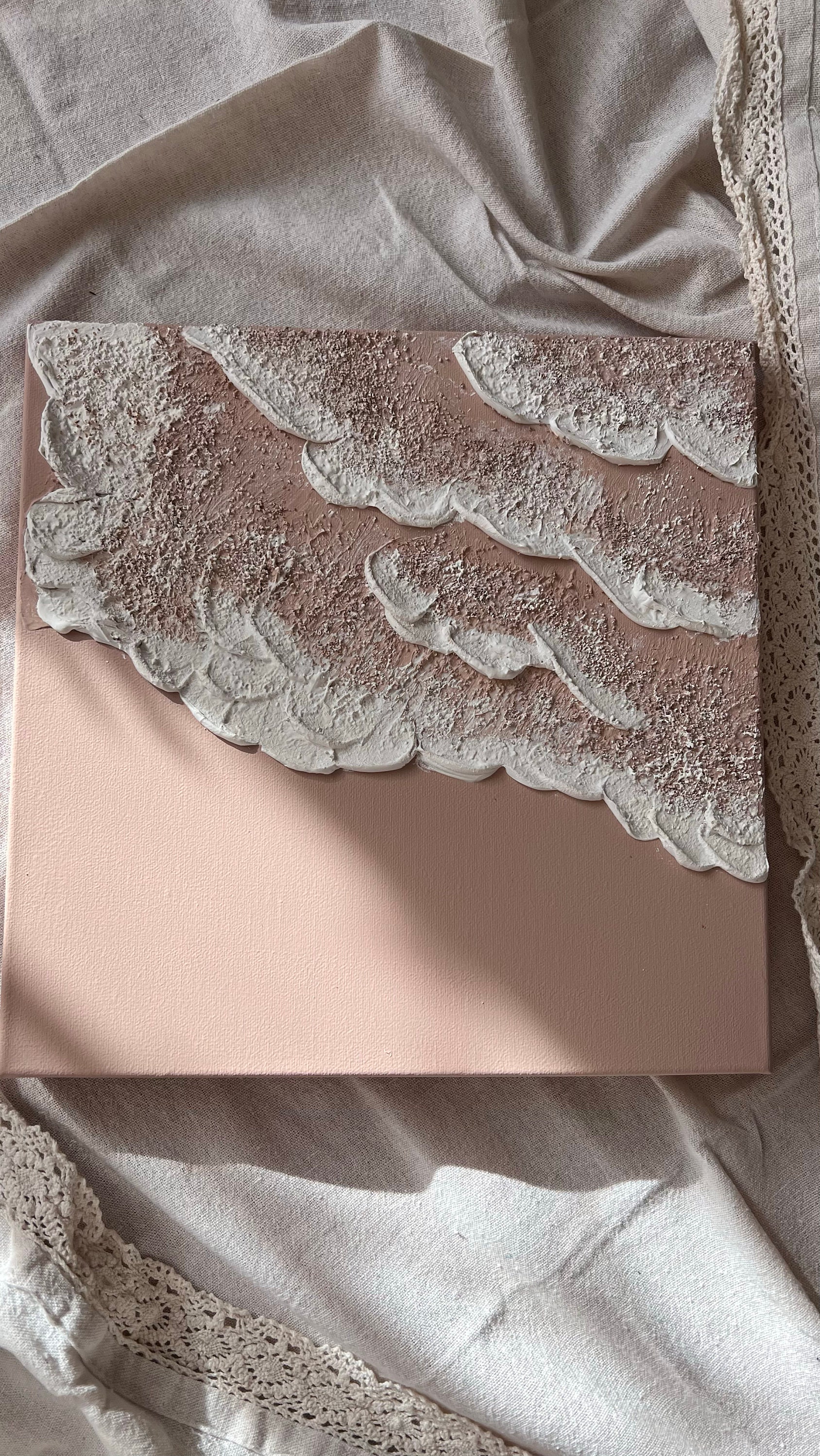 3D Textured Ocean Wave Wall Decor Painting on Canvas - Etsy