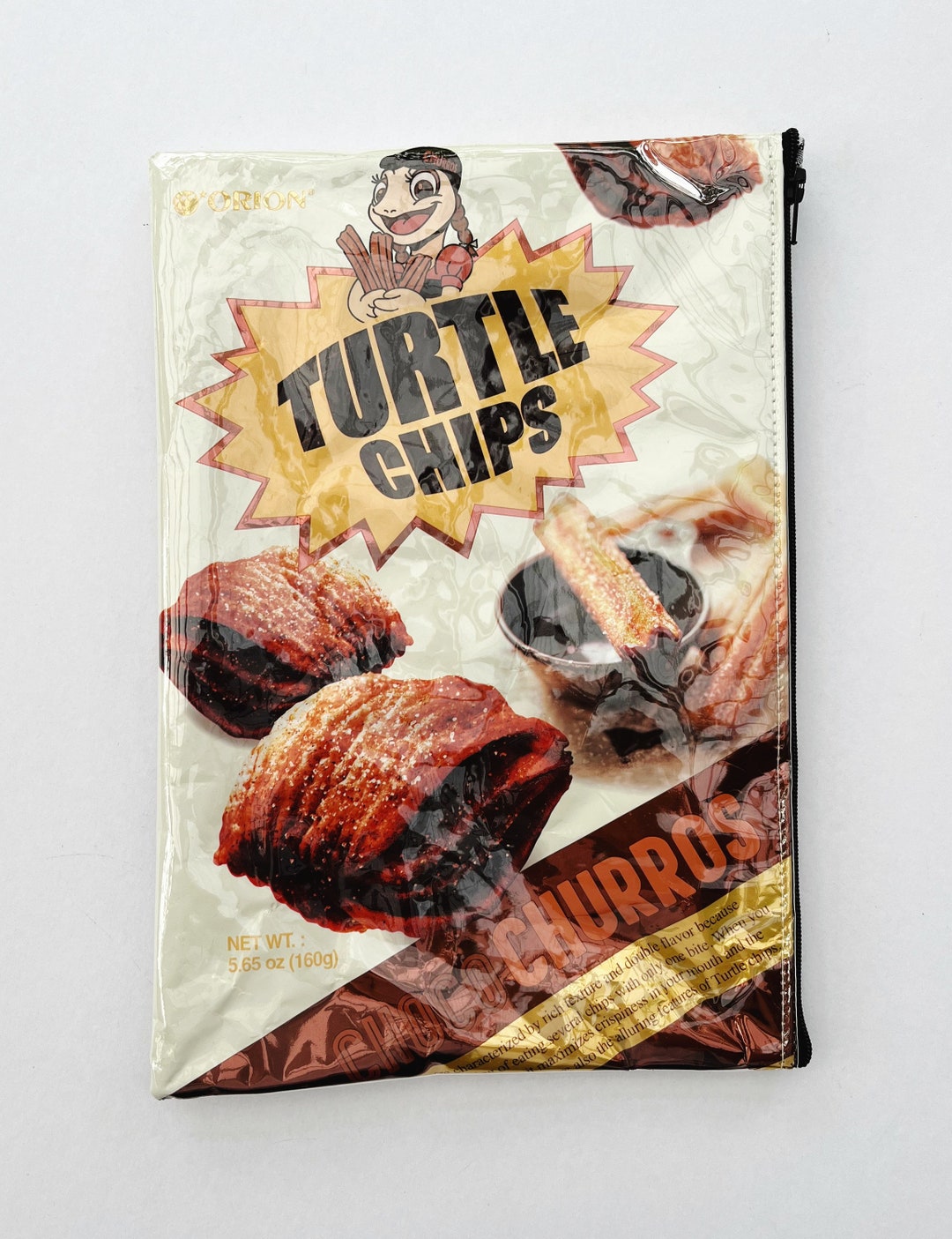 160g Choco Churros Turtle Chip Bag From Korea. Our Zippered Bags Are ...