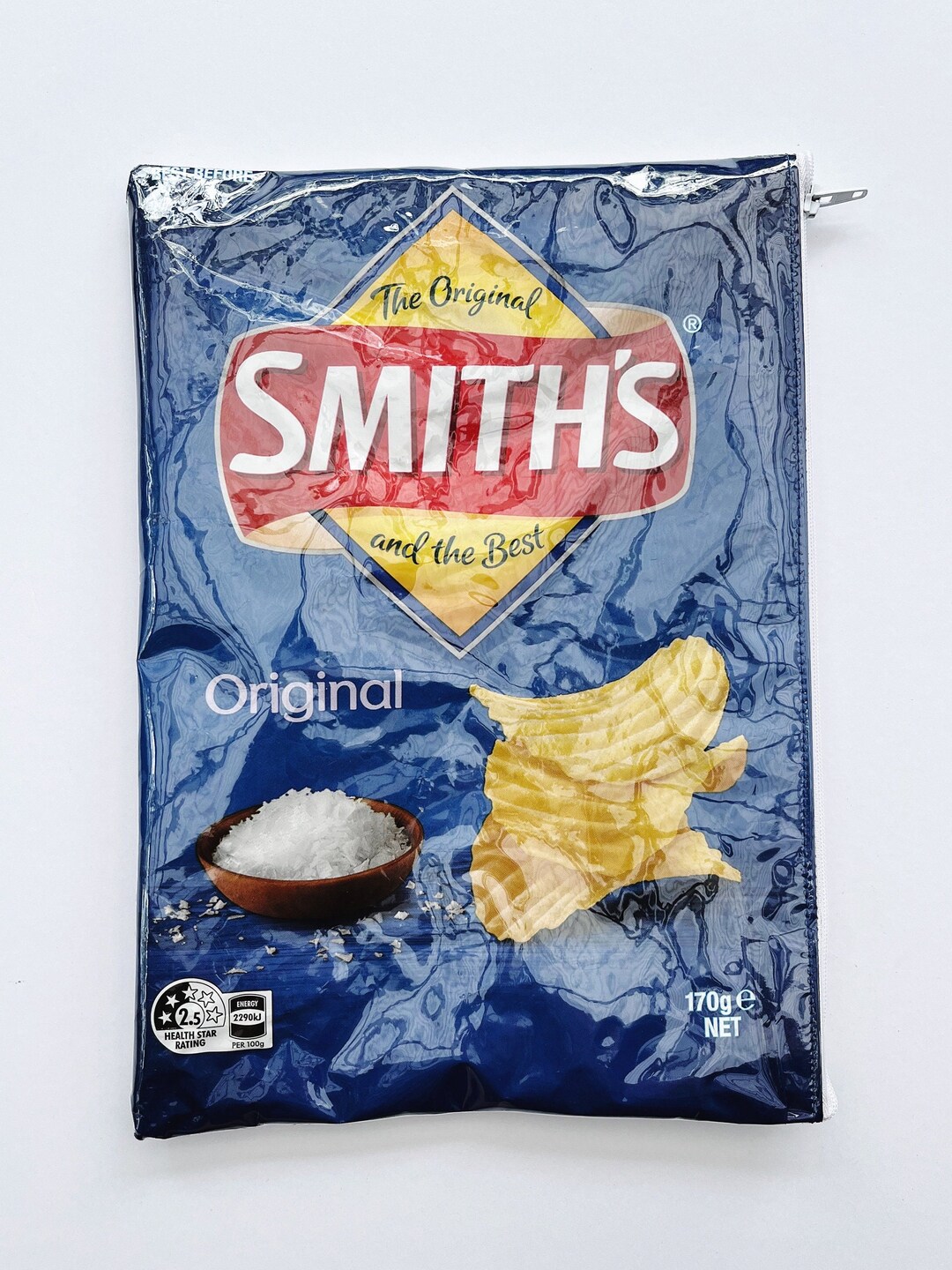 170g Original Potato Chip Bag. Our Zippered Bags Are Fully Fabric Lined ...