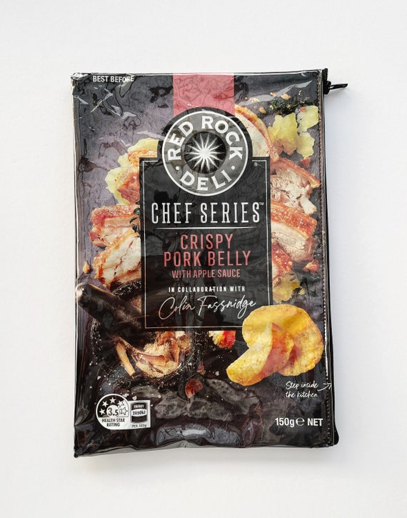 150g Chef Series Crispy Pork Belly Flavoured Potato Chip Bag. - Etsy