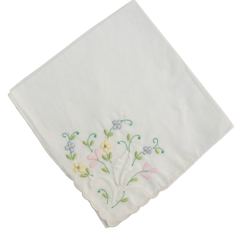 Embroidered Handkerchief - Etsy